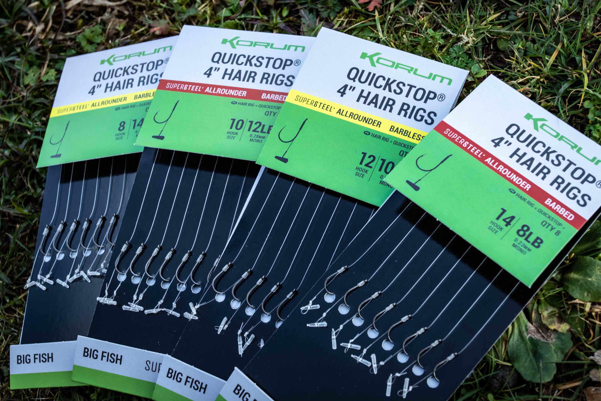 Fishon Tackle Shop. Korum Big Fish Quickstop Hair Rigs